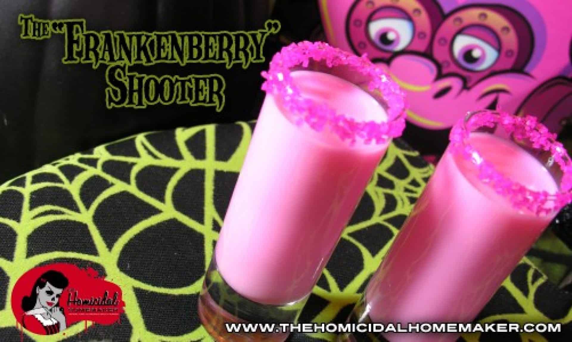 The Frankenberry Shooter – A Monster Cereal Inspired Cocktail Shot!