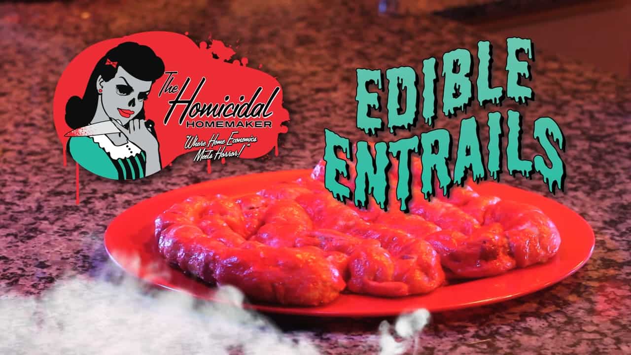 Learn How to Make Edible Entrails on my NEW Horror Cooking Show!