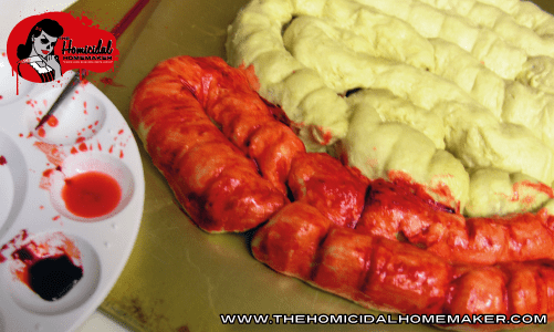 Edible Entrails – A Morbid Twist on Pigs in a Blanket!