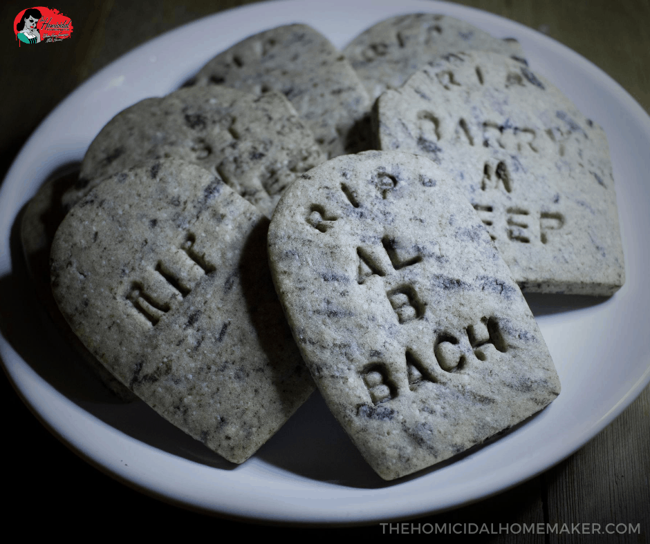 Cookies & Cream Tombstone Cookies
