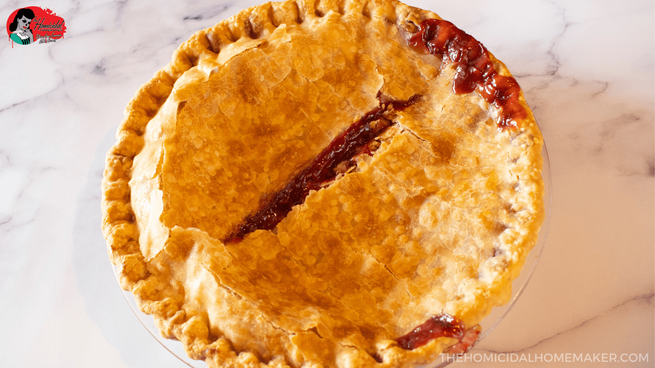 "Thinner" Cursed Strawberry Pie with Blood Orange (Low Sugar Recipe)