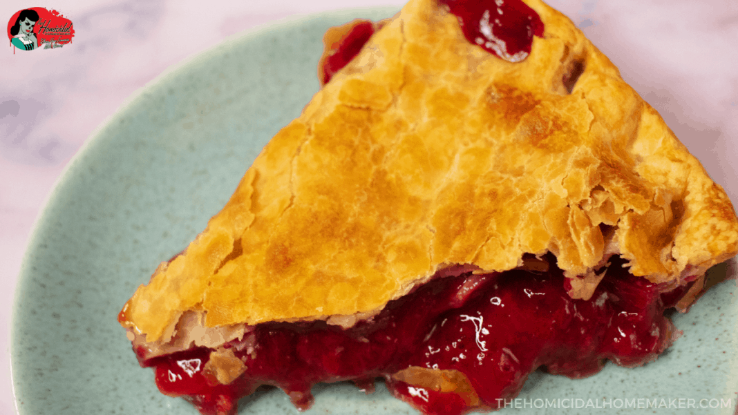 "Thinner" Cursed Strawberry Pie with Blood Orange (Low Sugar Recipe)